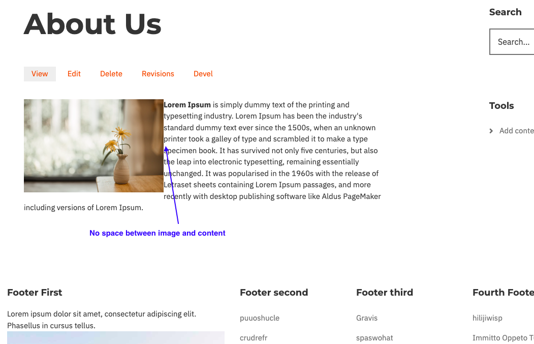 No Space between image and content [#3330526] | Drupal.org